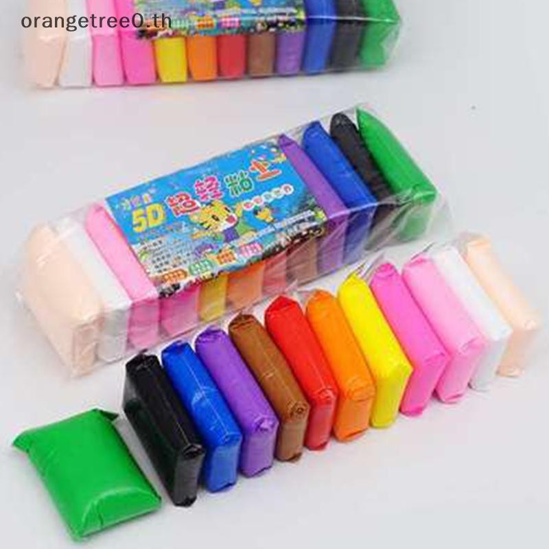 หรือ 12 สี/เซ็ตของเล่นดินเหนียวเบา Air Dry Polymer Plasticine Modelling ...
