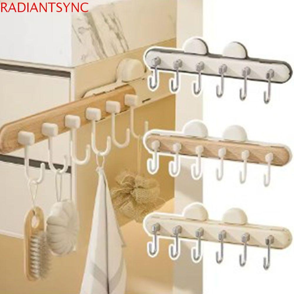 RADIANTSYNC ตะขอยืดถ้วยดูด, ชั้นวางช่องว่างด้านหลังประตูติดผนังแบบไม่ต้องเจาะ, ตู้ตะขอช่องว่าง ...