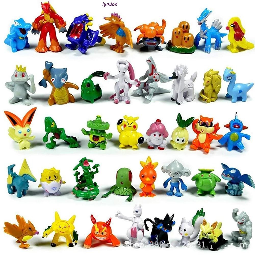 LYNDON Pokemon Action Figure น่ารัก Mini 24-120 ชิ้น 2-4 ซม. รุ่น ...