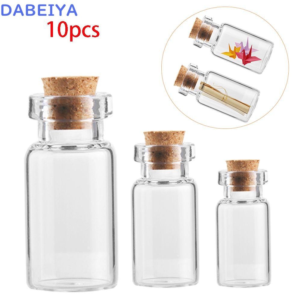 DABEIYA 10 ชิ้นโปร่งใสน่ารัก Tiny แก้วขนาดเล็กที่ว่างเปล่า Wishing ...