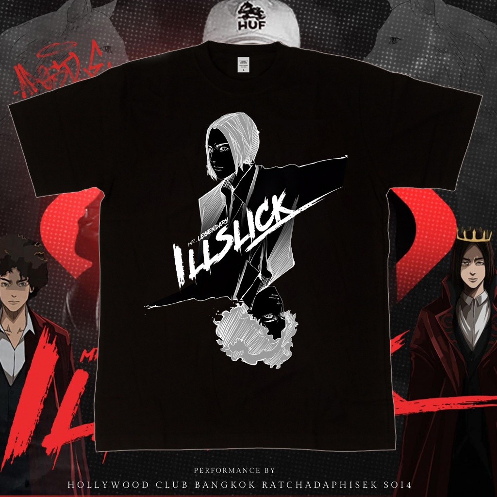 ️newtrend0.th ใหม่ (พร้อมส่ง)เสื้อ ILLSLICK X Hollywood ผ้าCotton 100% เสื้อยืด เบียร์ ช้าง ใส่ ...