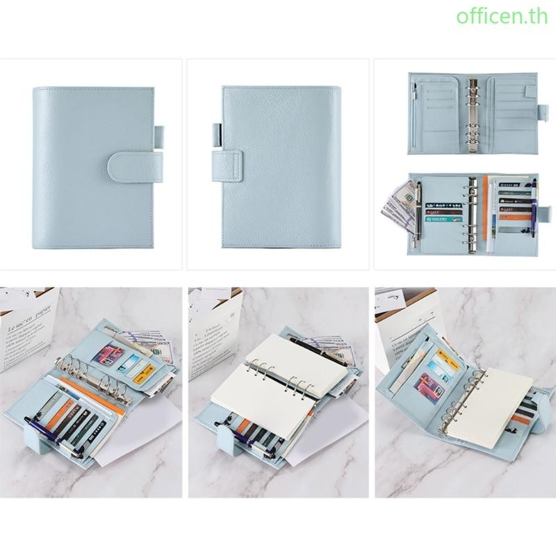 Cen Leather Binder Journal Refillable Binder Notebook พร้อมหน้าเรียงราย ...