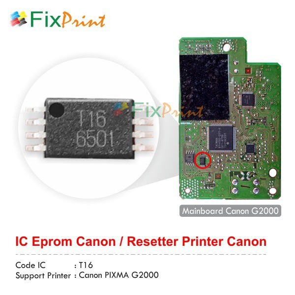 Ic Eprom รีเซ็ต G 2000 T16 IC Eprom Resetter G2000 เครื่องพิมพ์ G2000 ...