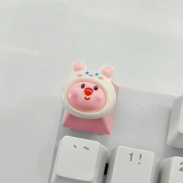 คีย์แคป keycap น่ารักสีชมพูการ์ตูนเล็บเล็บช่วยพิมพ์, สติกเกอร์แป้นพิมพ์ ...