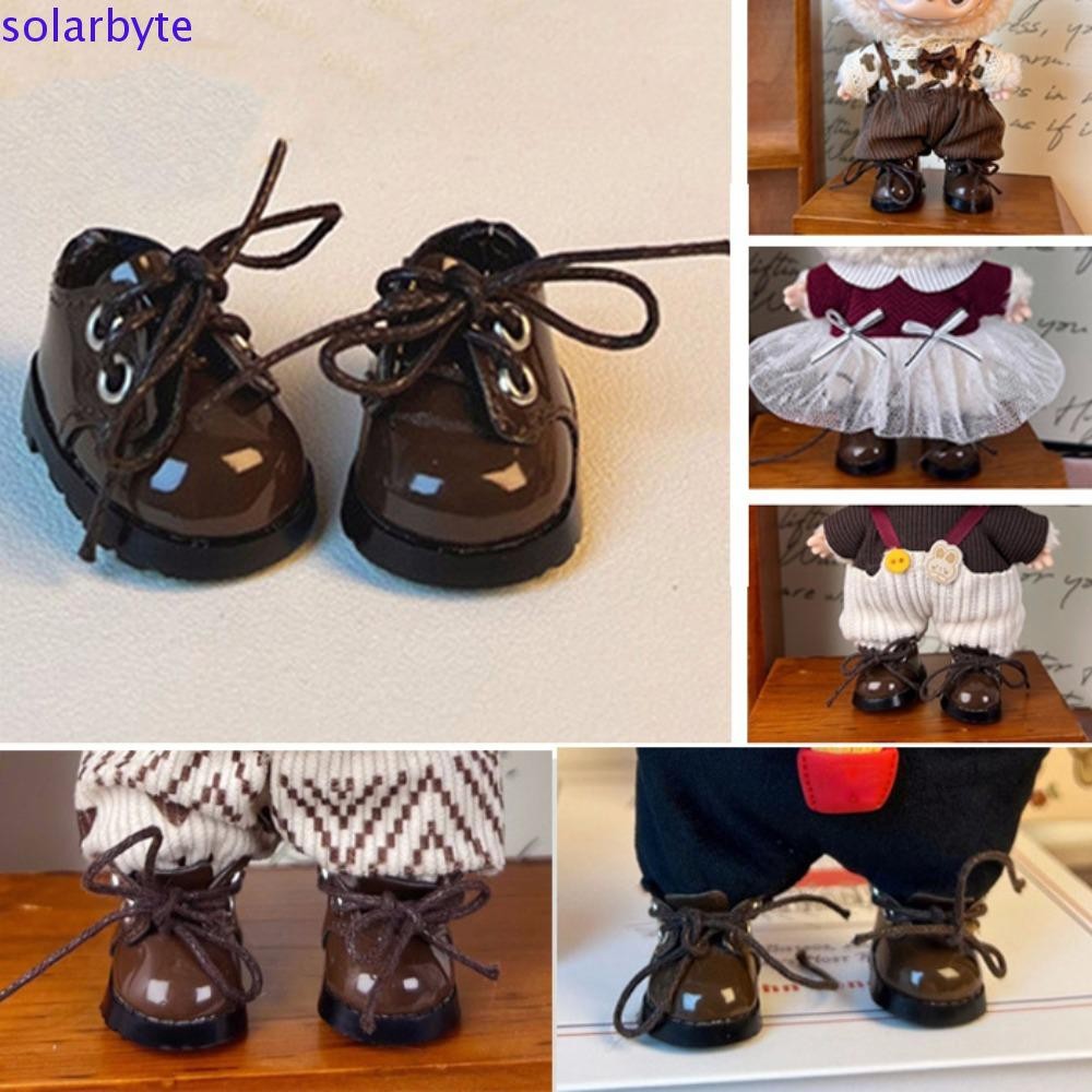 Solarbyte Labubu ตุ๊กตารองเท้าหนัง, Kawaii พร้อมเชือกผูกรองเท้า 17 ซม. Labubu ตุ๊กตารองเท้า,ขนาด ...