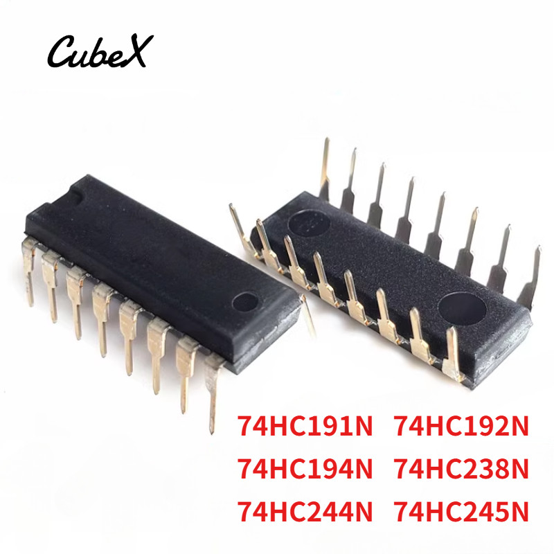 ‌5 ชิ้น SN74HC Series DIP IC ชิป 74HC191N/192N/194N/238N/244N/245N ความ ...