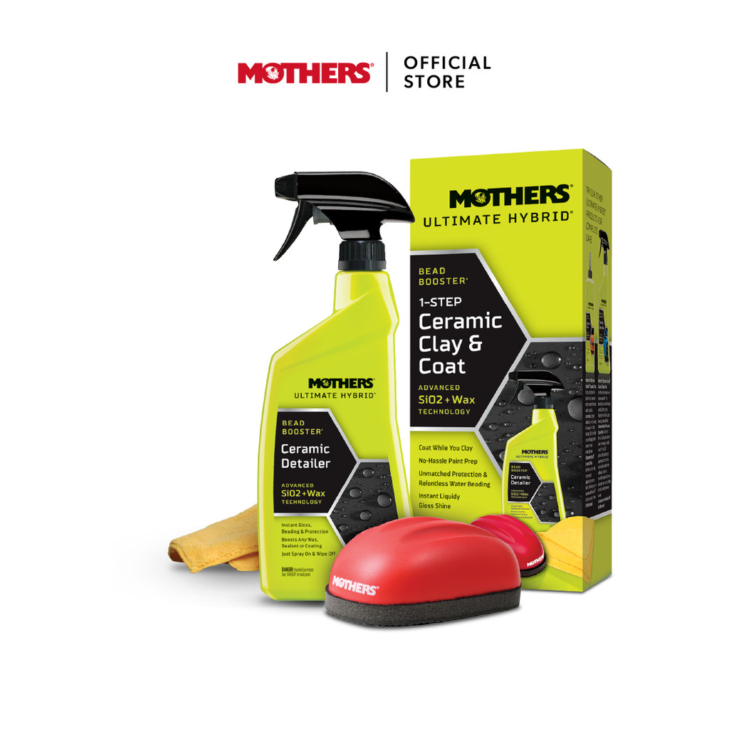 Mothers® | Ultimate Hybrid® 1-Step Ceramic Clay & Coat ชุดดินน้ำมันและ ...