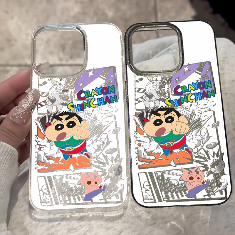 ใหม่สร้างสรรค์การ์ตูน Superman Xiaoxin รูปแบบกรณี IPhone เข้ากันได้กับ ...