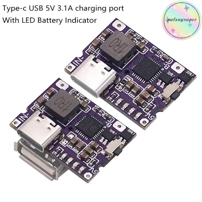 Pufangsuper Type-C USB 5V 3A Boost Converter Step-Up โมดูล IP5310 ...