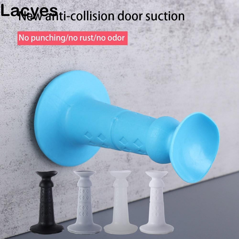LACYES กันชนประตู Non-punch Anti-collision ประตูด้านหลัง Retainer กันชนซ่อนซิลิโคน Wall ...