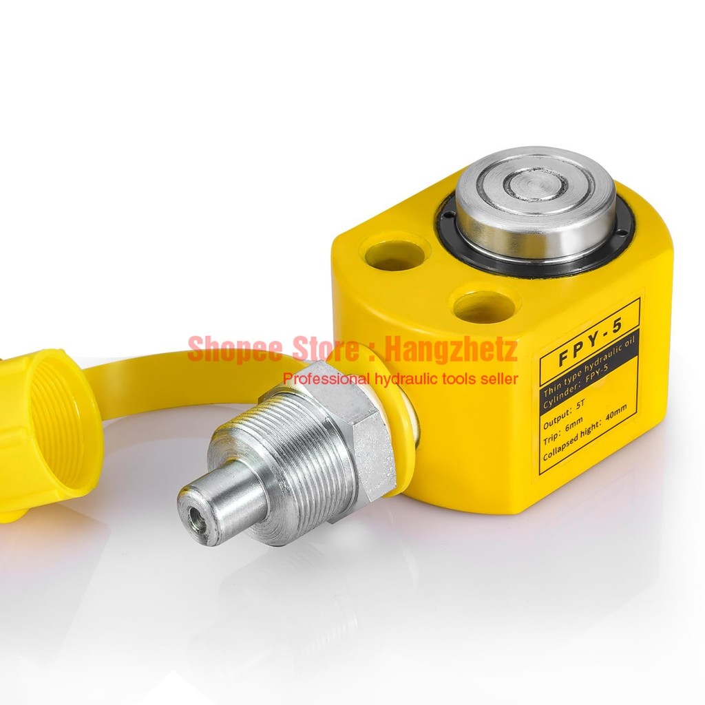 5T กระบอกไฮดรอลิก 0.28" จังหวะ Mini Porta Power Ram ไฮดรอลิก-Lifting ...