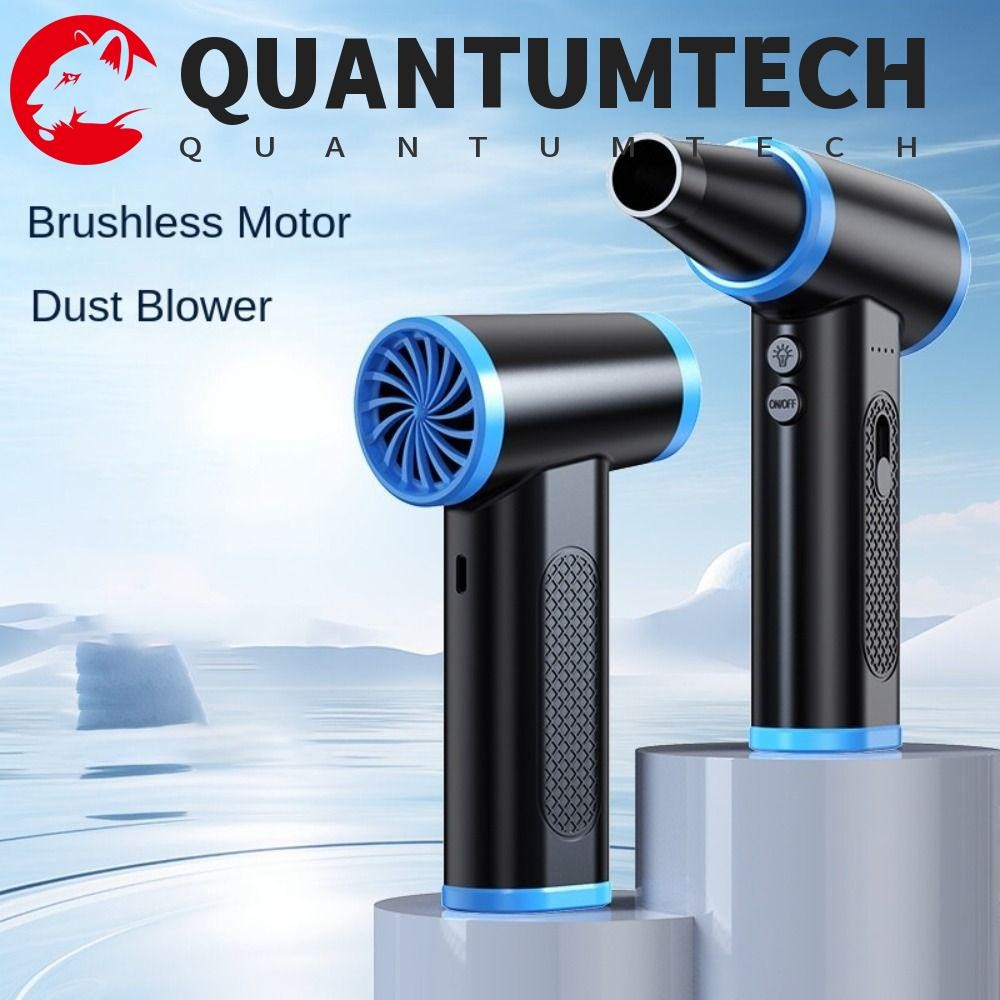 QUANTUMTECH ไม้ปัดฝุ่นลมไฟฟ้า, มือถือหัวฉีดเสริม Compressed Air Duster, Multifunctional Night ...