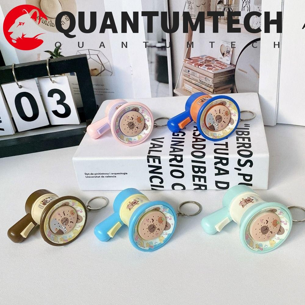 QUANTUMTECH เพลงพวงกุญแจจี้,ลําโพงการ์ตูน Capybara เพลงทรัมเป็ต Key Chain, Recorder พวงกุญแจ ...