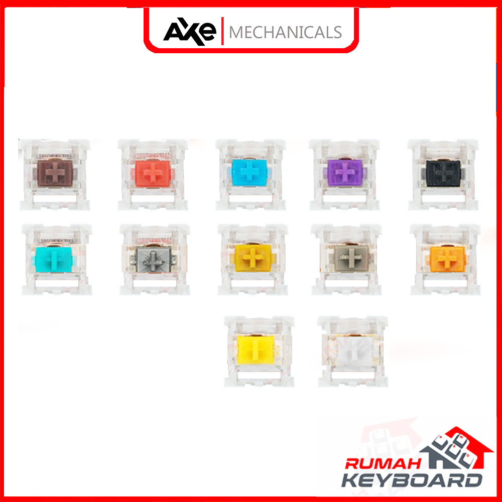 Axe Mechanical - สวิตช์ผสม - SMD - RGB - ดูผ่าน - คีย์บอร์ดเชิงกล ...