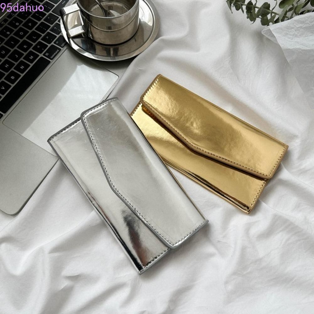 Dahuo Triple Flod Long Wallet, Pu หนังความจุขนาดใหญ่กระเป๋า, Casual Functional สไตล์เกาหลี ...