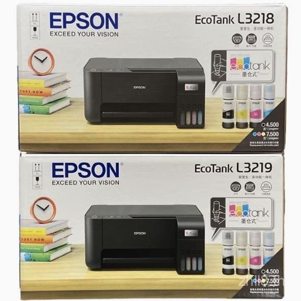 ตลับหมึก Epson L3218 L3219 L3256 L3258 เครื่องพิมพ์สี A4 สำเนา สแกน ออลอินวัน | Shopee Thailand
