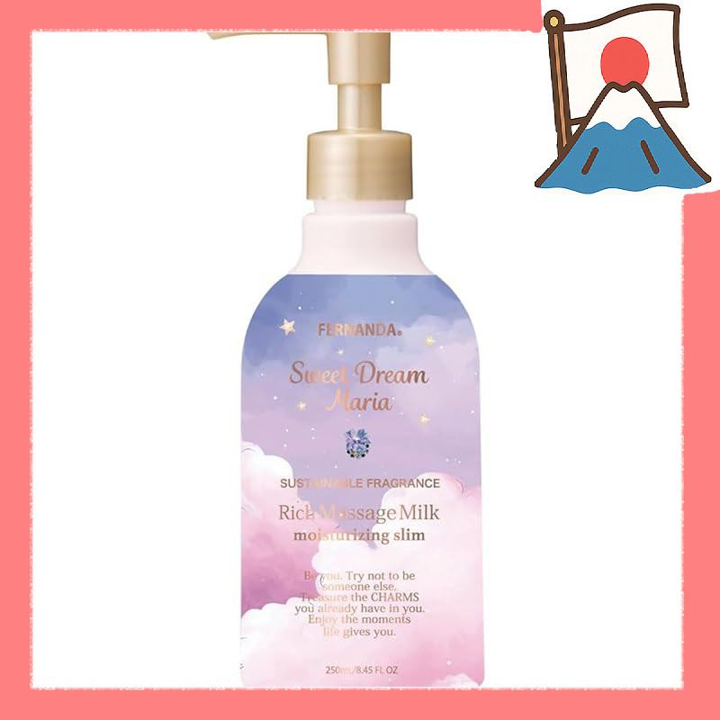 [ส่งตรงจากญี่ปุ่น] Fernanda Sustainable Fragrance Rich Massage Milk - Mimosa Bouquet (250mL ...