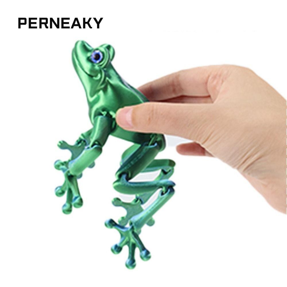 PERNEAKY พิมพ์กบรุ่น, PLA Multi-jointed Frog Action Figure, คุณภาพสูง ...