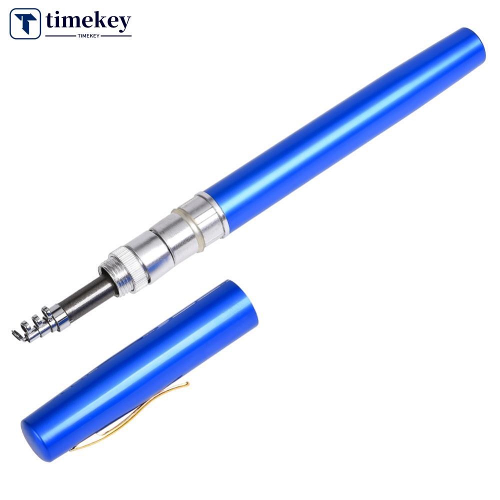 TME 1.2M Mini Pen Fishing Rod Retractable Pocket Ice Fishing Pole Ultra ...
