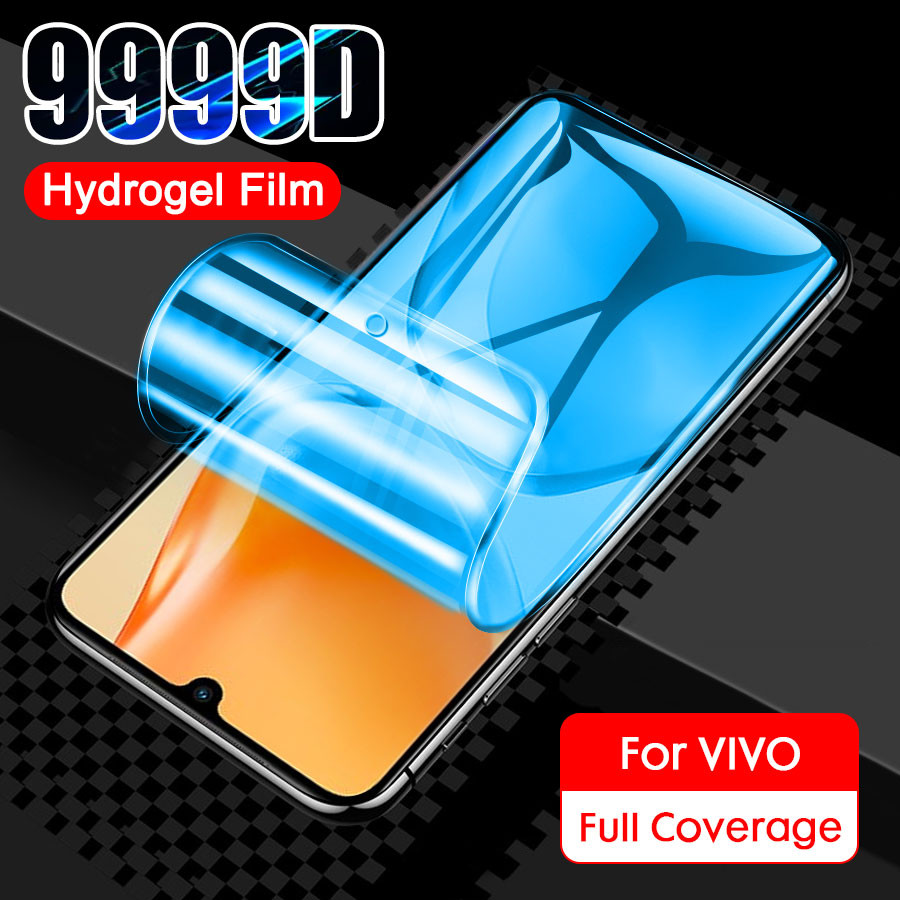 ป้องกันหน้าจอ ฟิล์มไฮโดรเจลนุ่ม ป้องกันแสงสีฟ้า ปกเต็ม สำหรับ Vivo X200 X100 X90 X80 X70 X60 X50 ...
