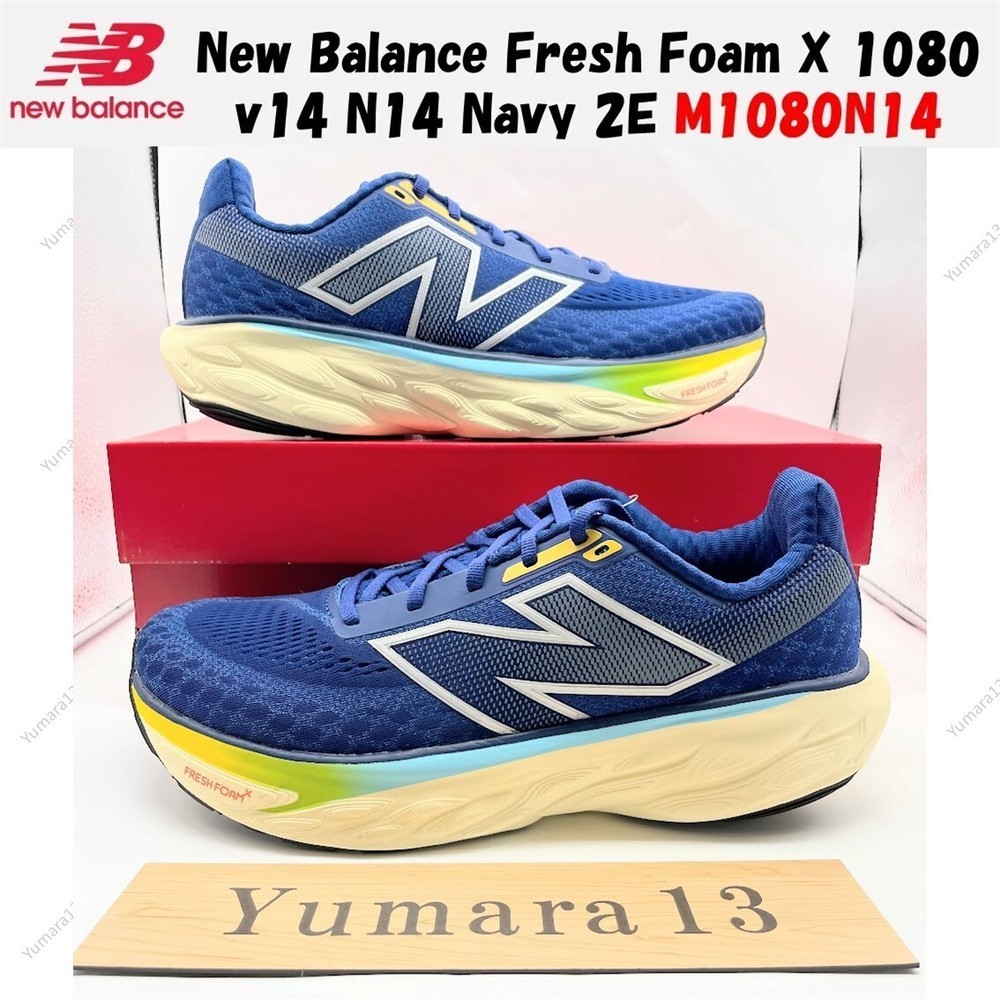 New Balance Fresh Foam X 1080 v14 N14 Navy 2E M1080N14 ไซส์ผู้ชาย ...