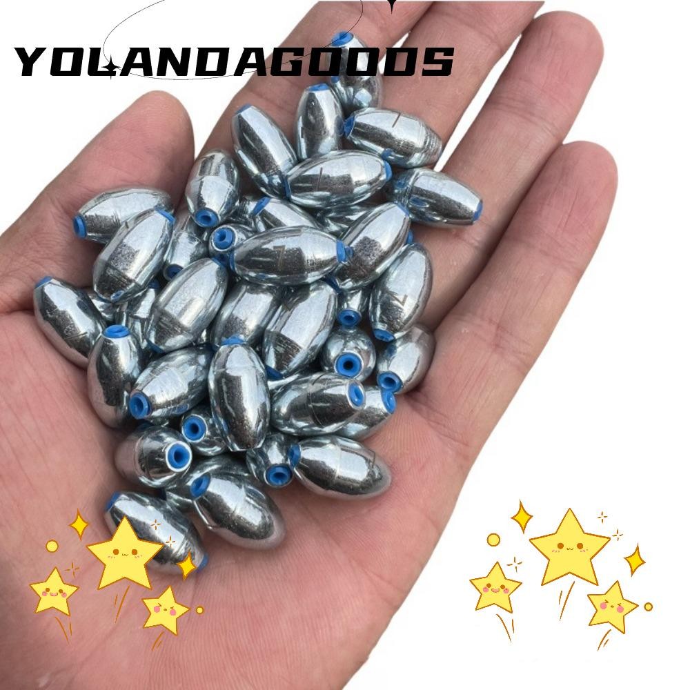 YOLA 20pcs ตกปลา Sinkers, ตะกั่ว 3g/4g/5g/6g/7g/8g/9g/10g น้ําหนักตกปลา Sinker, 2024 น้ําหนัก ...
