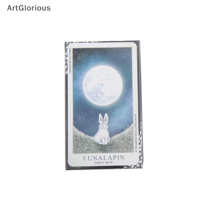Art Rabbit Tarot Deck Lunalapin กระต่ายไพ่ทาโรต์ไพ่ทาโรต์เกมของขวัญ N ...