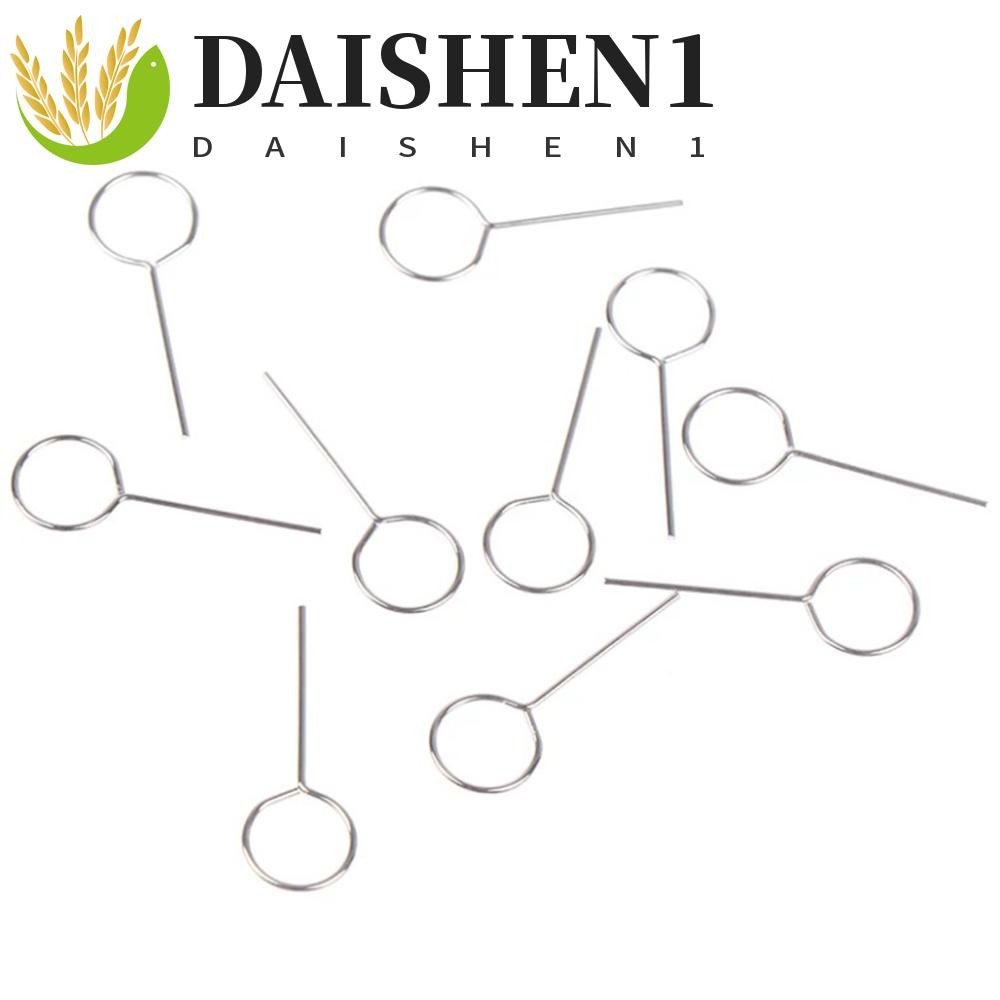 ดาishen1 ซิมการ์ดถาด Ejector 10 ชิ้น/แพ็ค Pin Ejecting โทรศัพท์เครื่องมือกุญแจสมาร์ทโฟนการ์ดเข็ม ...