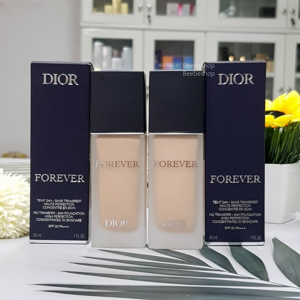 เนื้อแมตต์ DIOR Forever No Transfer 24H Matte Foundation 30ml รองพื้น 1N 2N 2.5N 3N Neutral ...