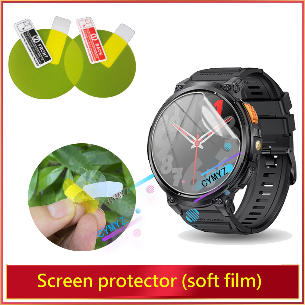 Axon Mega Smart Watch ฟิล์มฟิล์มป้องกันRepairable Cover HD Soft TPU ...