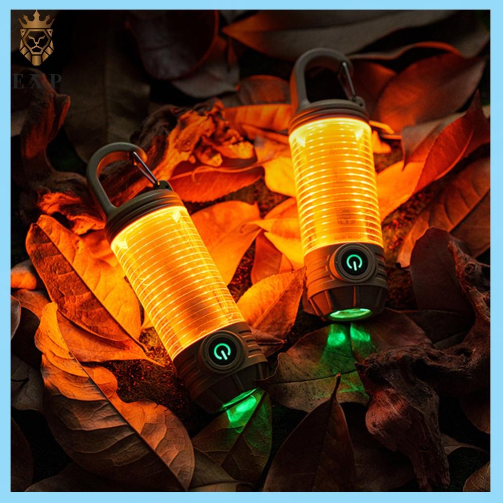 [explosion1.th] ไฟฉายสว่างเป็นพิเศษชาร์จ USB 150LM ไฟตั้งแคมป์ขนาดเล็กสําหรับเดินป่ากลางแจ้ง ...