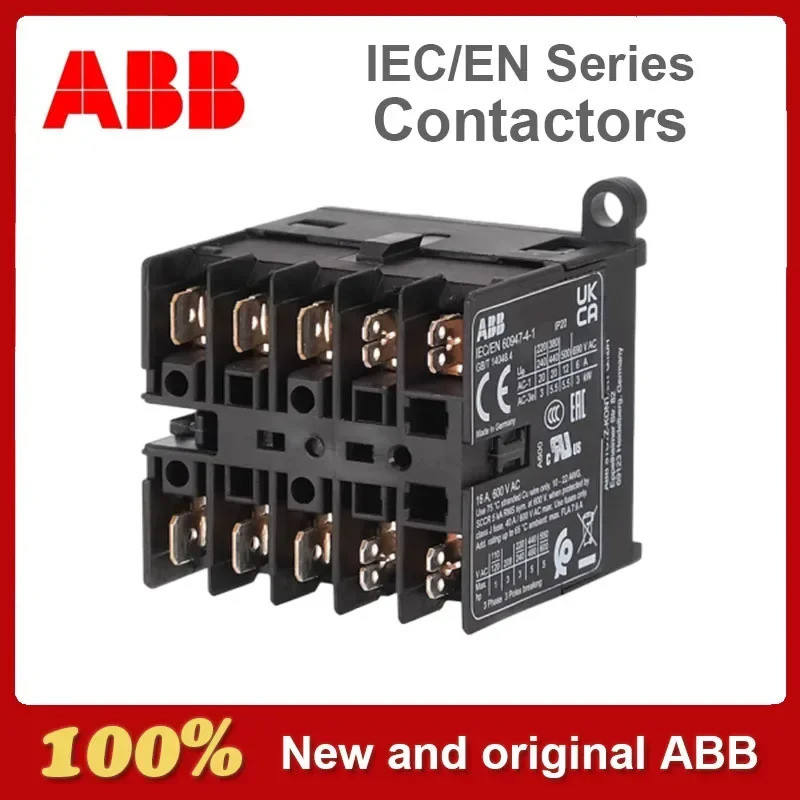 Original ABB Micro Contactor IEC/EN 60947-4-1 24V กว้างเท้า Demag ไฟฟ้ารอกของแท้-*-* | Shopee ...