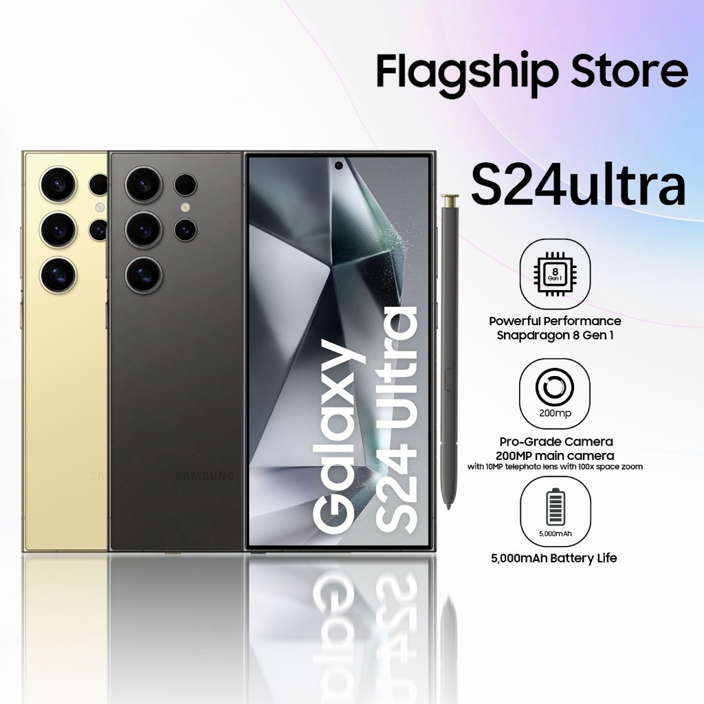 Galaxy S24 Ultra หน้าจอ Dynamic AMOLED X2 Snapdragon 8 Gen 3 Galaxy Ai ...