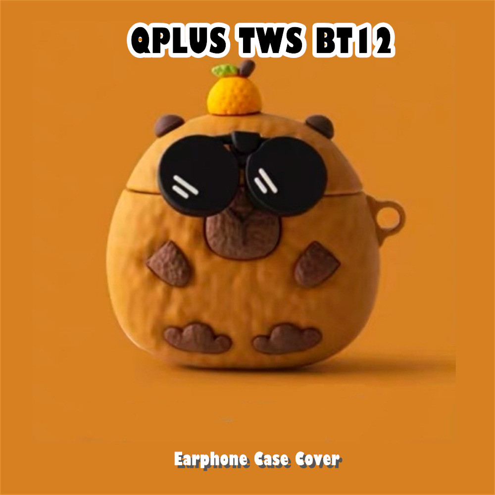คุณภาพสูง สําหรับ QPLUS TWS BT12 กรณีหูฟังการ์ตูนนวัตกรรมปลอกซิลิโคน ...