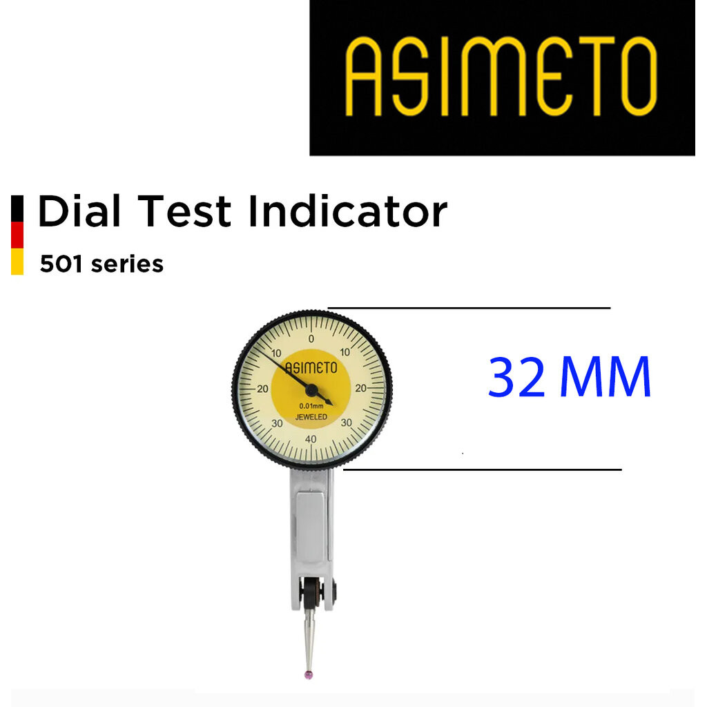 Asimeto ไดอัลเทส อินดิเคเตอร์ Dial Test Indicator หน้าปัดขนาด 32 มม ...