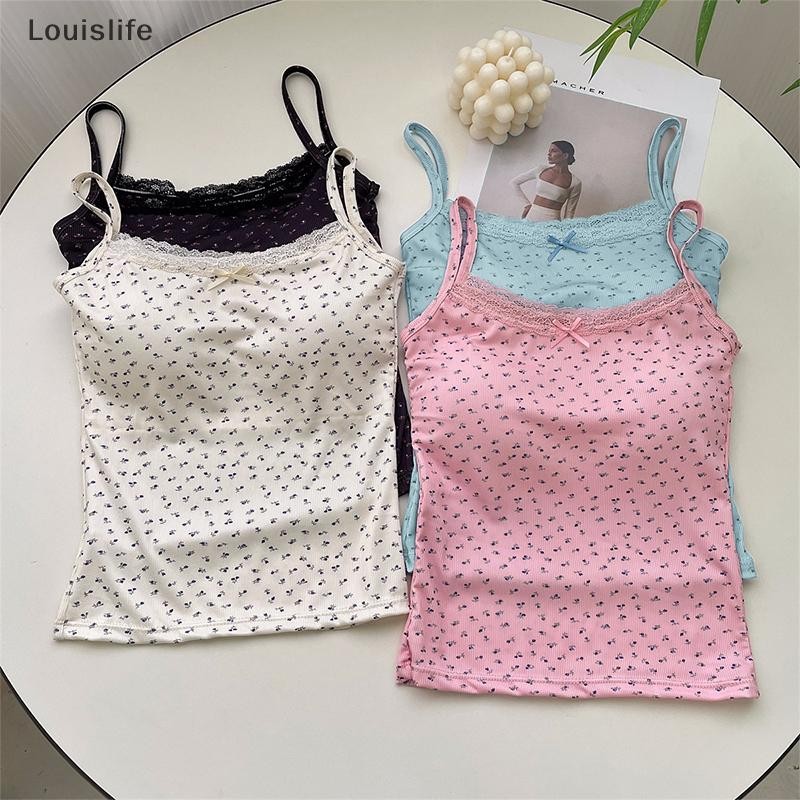 LLPH ฤดูร้อนผู้หญิงหวานแฟชั่นลูกไม้ Patchwork ดอกไม้แขนกุด Slim ...