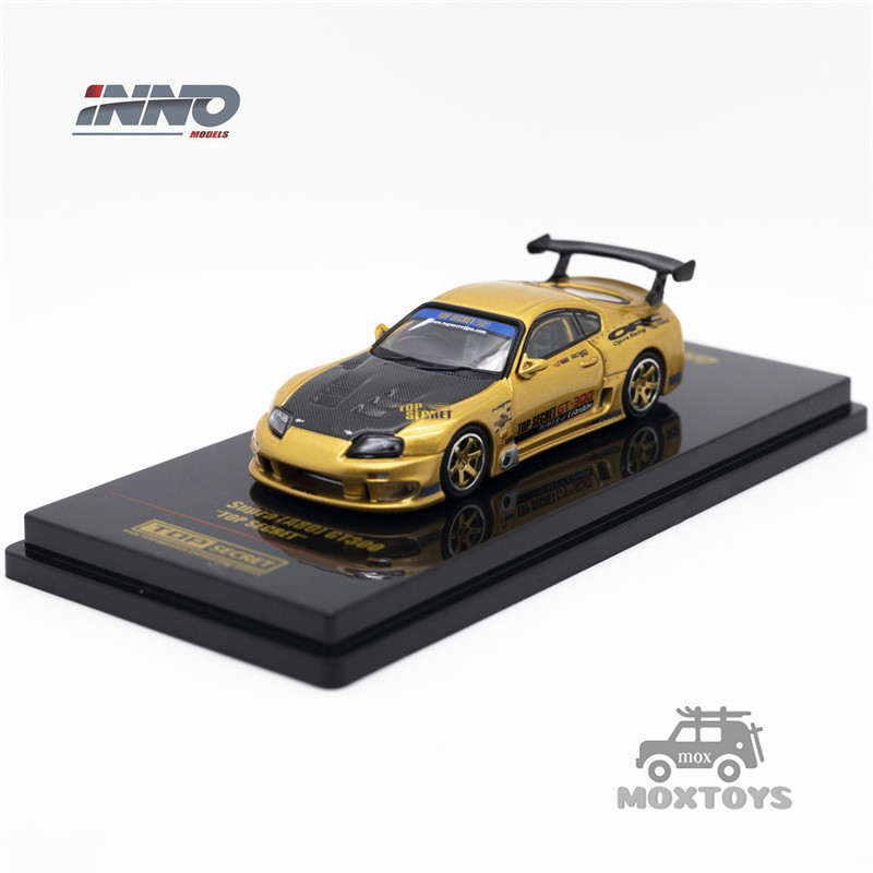 INNO 1:64 SUPRA (A80) TOP SECRET GT300 Gold รถโมเดลDiecast | Shopee ...