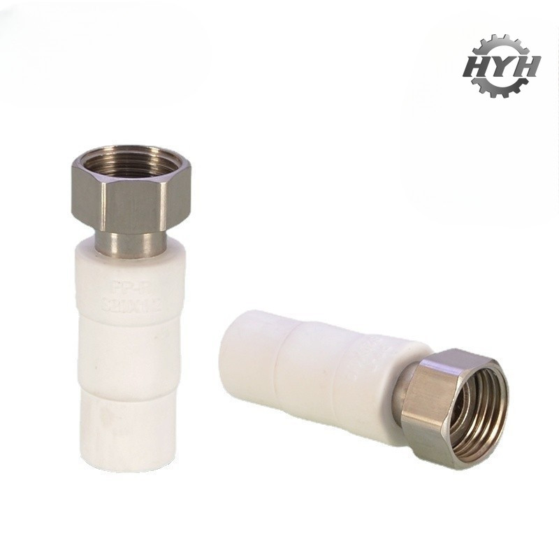 [HYH] เครื่องทําน้ําอุ่น ppr 20/25 มม. โดยเฉพาะข้อต่อโดยตรงแบบยืดหยุ่น 20x1/4 25x3/4ppr อุปกรณ์ ...