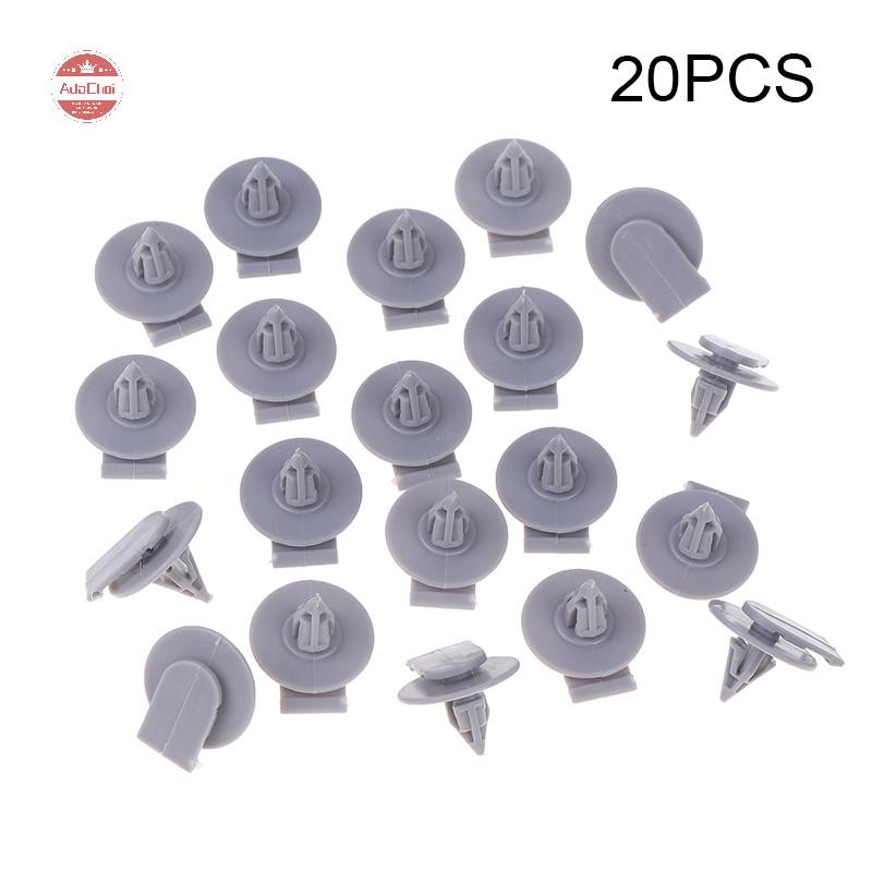 Adachoi 20pcs Auto Wheel Arch Trim คลิปยึดสีเทา Retainers สําหรับ Mini ...