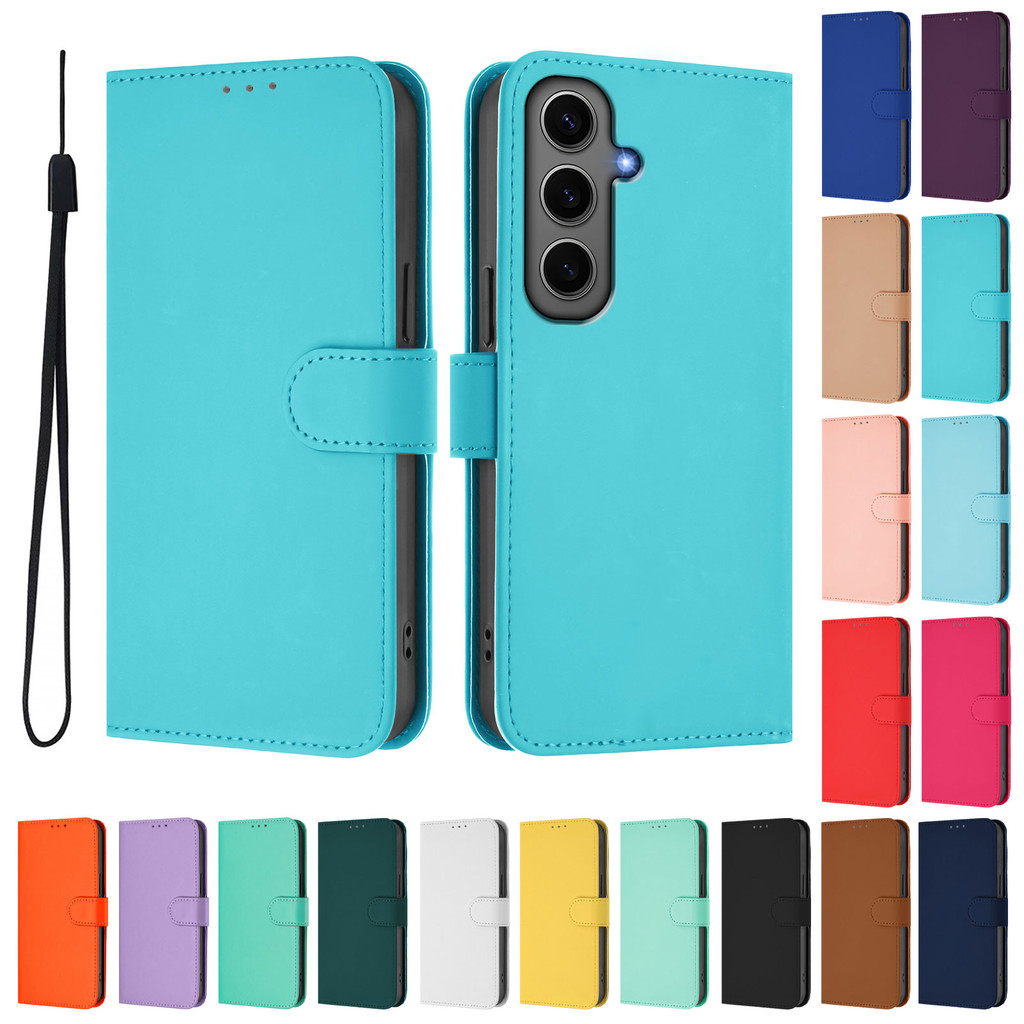 Samsung Galaxy S23 Ultra S23 Plus S23 FE 5G หนังเคสโทรศัพท์ PU กระเป๋า ...
