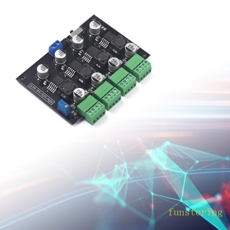 Fun แหล่งจ่ายไฟสลับหลายช่อง 3 3V 5V 12V ADJ โมดูลจ่ายไฟเอาต์พุตแรงดัน ...