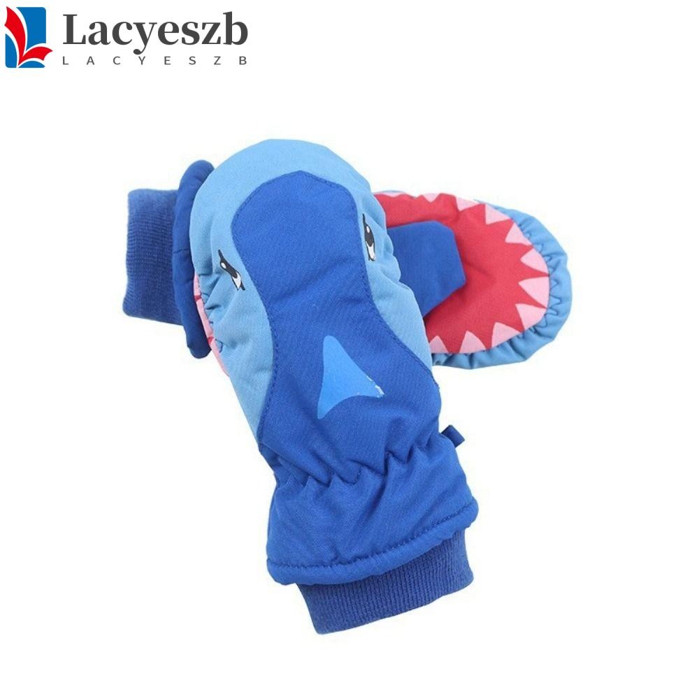 Lacyeszb ถุงมือสกีเด็ก, การ์ตูน Warm Kids สโนว์บอร์ด Mitten, ปรับรูปแบบ ...