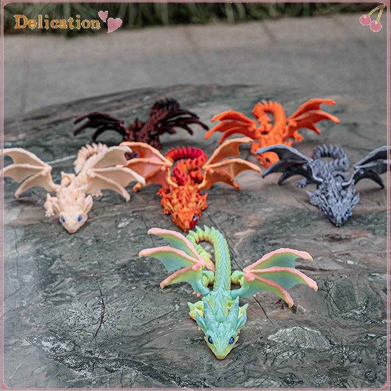 [Delication] 1 ชิ้น 3D การพิมพ์ Flying Dragon Wing หัตถกรรม ...