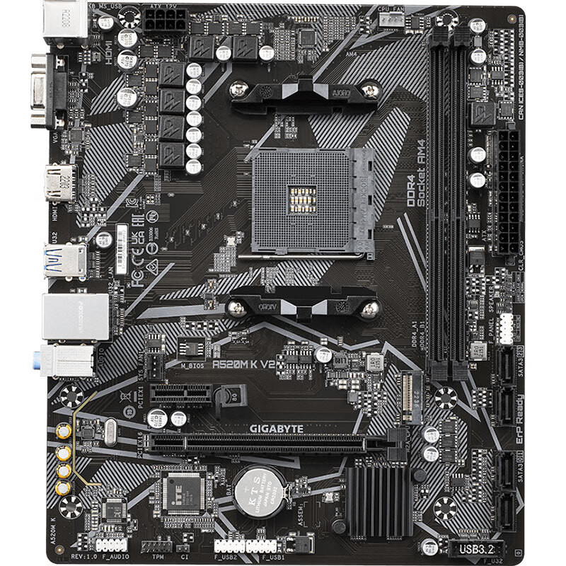 [ในสต็อก] เมนบอร์ด GIGABYTE A520M K V2 รองรับ CPU 5600G 57005800 3600 ...