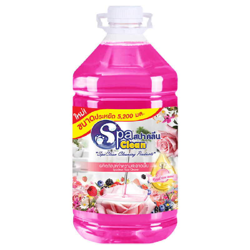 SPACLEAN น้ำยาถูพื้น กลิ่นรอยัลโรส ขนาด 5,200 มล. | Shopee Thailand