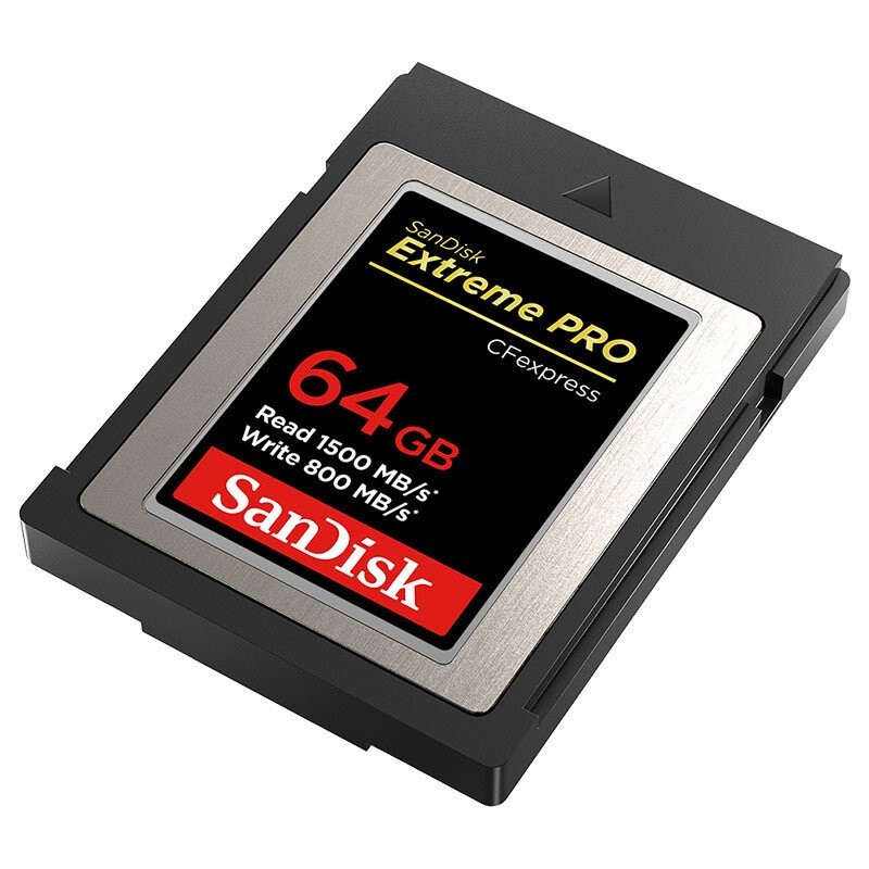 การ์ดหน่วยความจำ SanDisk CF Express Type-B ขนาด 64GB เข้ากันได้กับกล้อง ...