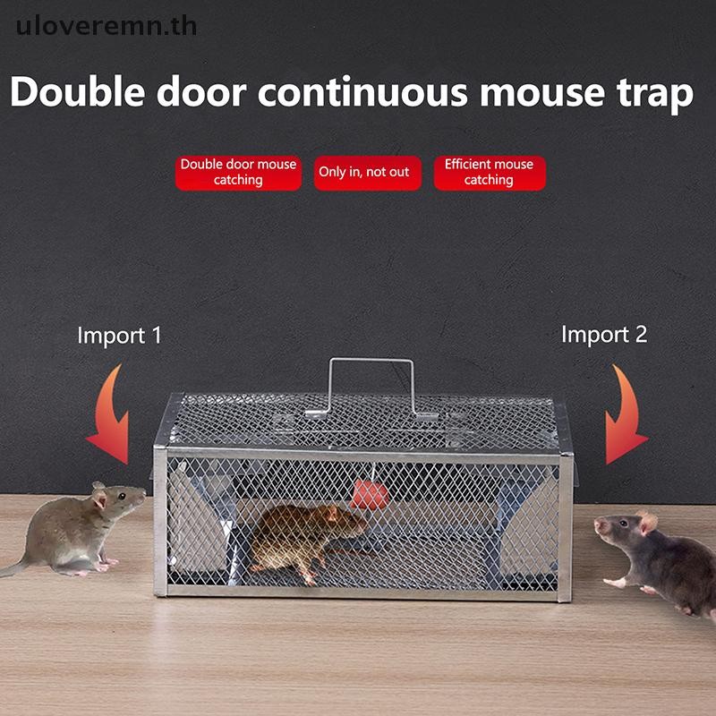 ULO ใหม่ Multi-Catch Rodent Mouse Trap กรง Pest Control ทั้งหมดหนูและ ...