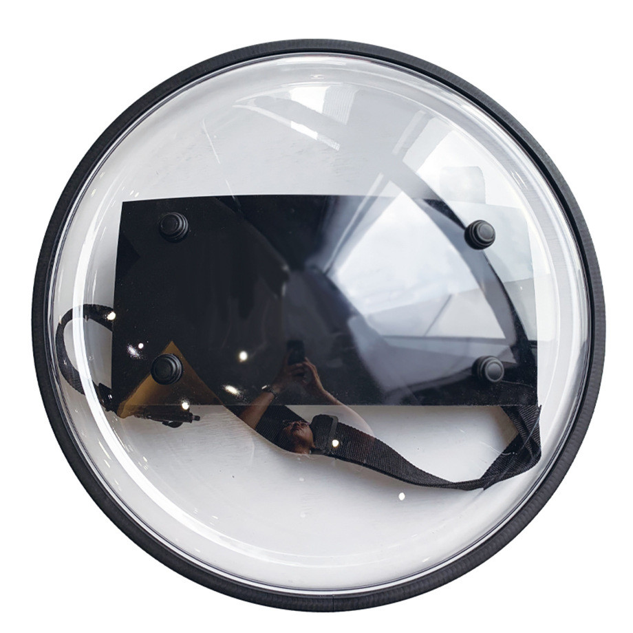 ความปลอดภัย Circular Riot Shield PC โปร่งใสป้องกัน Shield Bank อุปกรณ์ ...