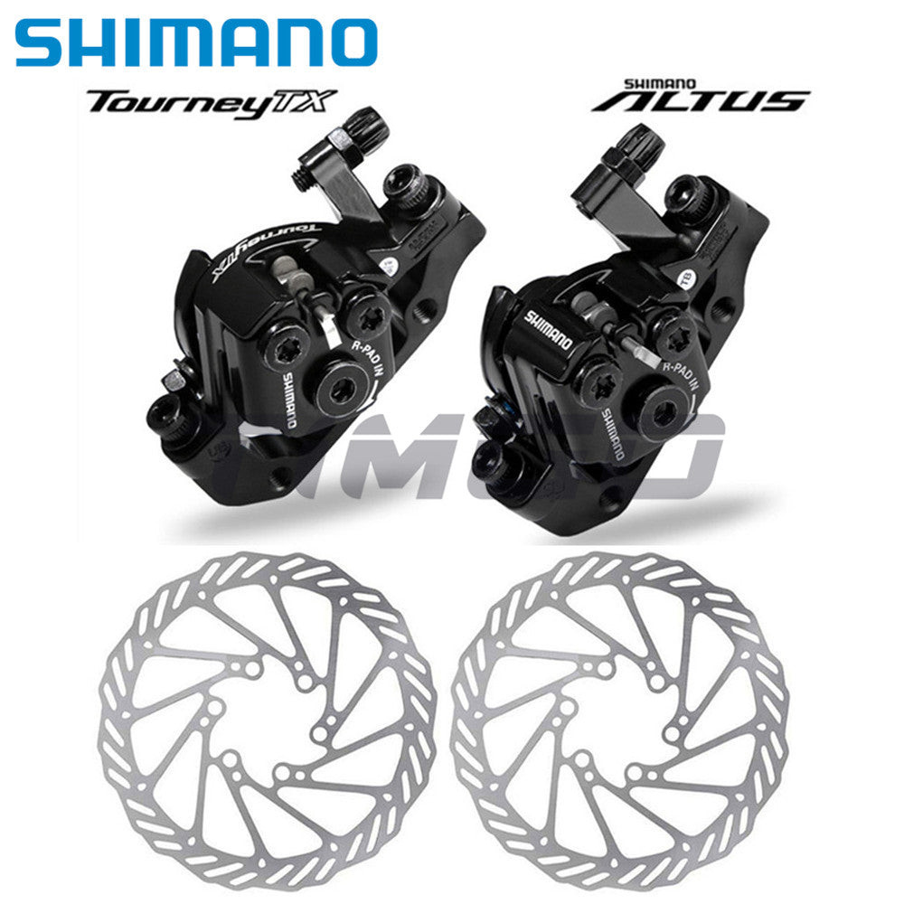 Shimano TourneyTX Altus BR-TX805 BR-M375 จักรยานเสือภูเขา MTB ดิสก์เบรก Caliper G3 โรเตอร์ AVID ...