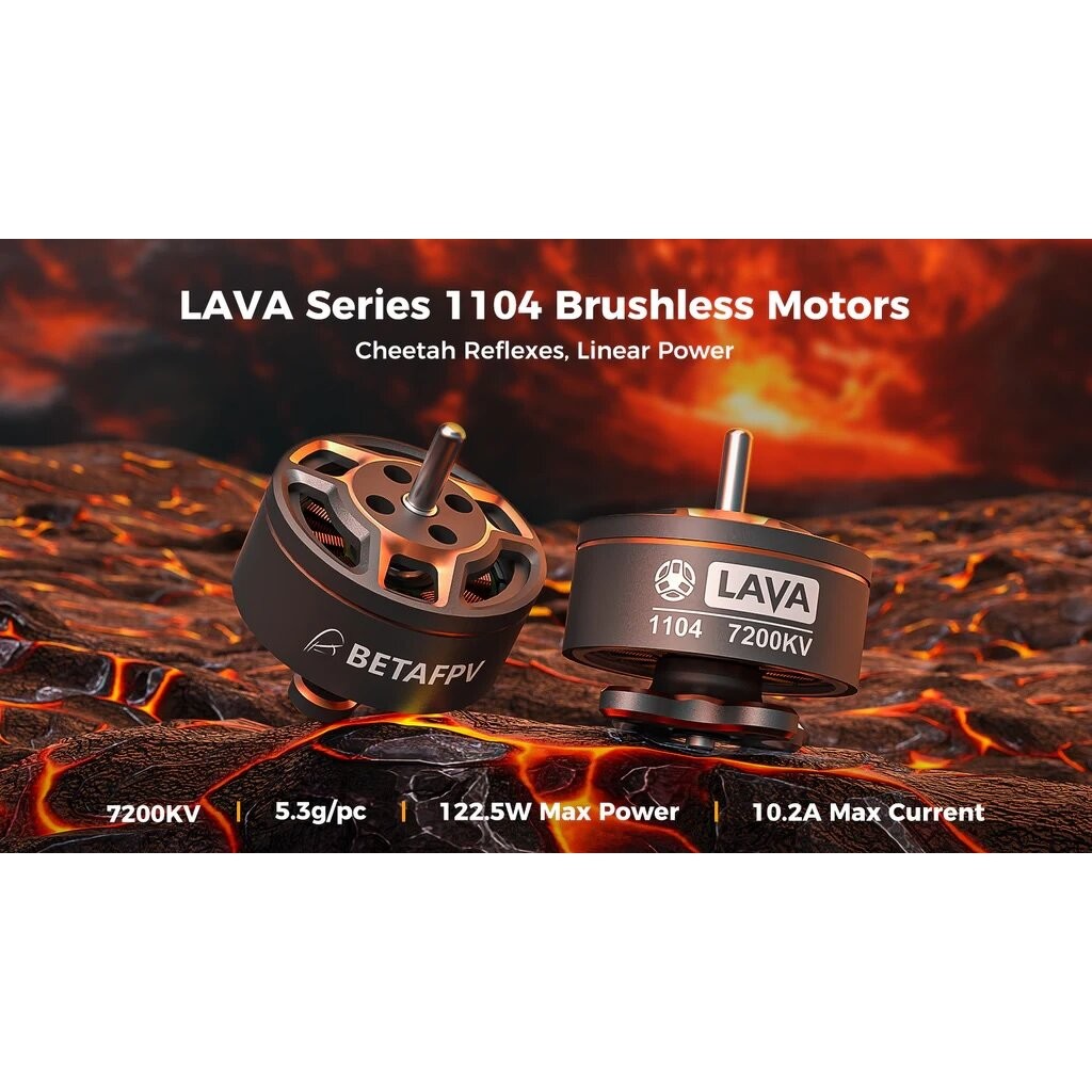 FPV Motor LAVA Series 1104 | 7200KV สายยาว 80mm Brushless Motors ...